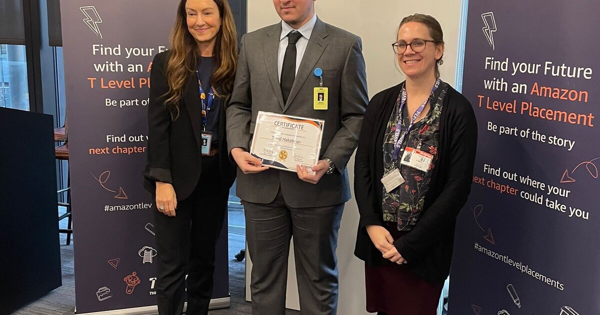 Amazon work placement graduation | Ada Lovelace C of E High School