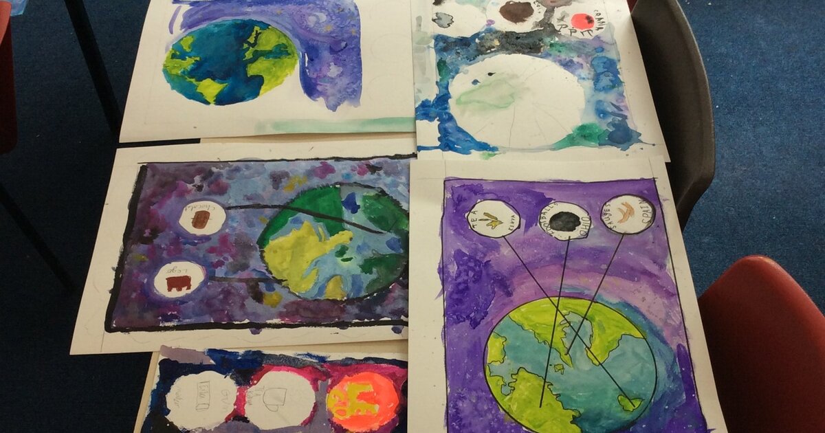 Class 4 Art Workshop 2024 | Anson CE Primary School