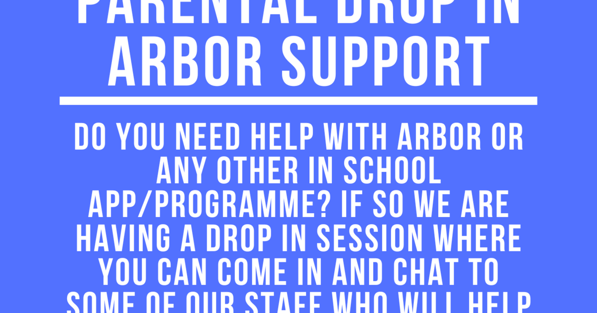 Parental Drop In- Arbor Support | Astley Park School