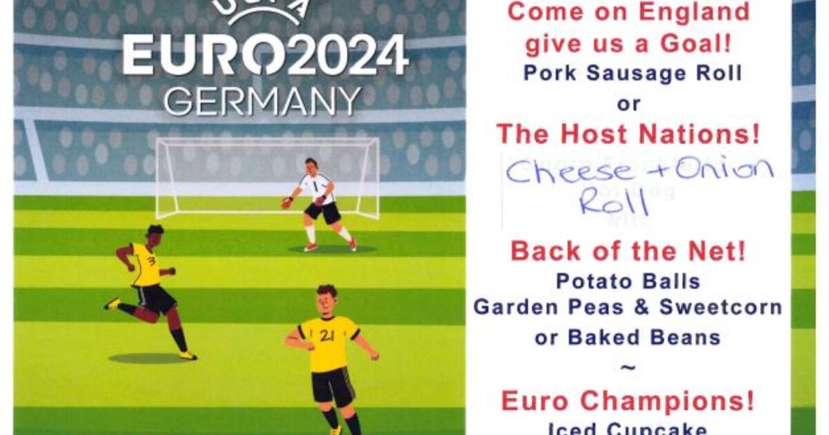 11th July- Euro 2024 Special Menu | Astley Park School