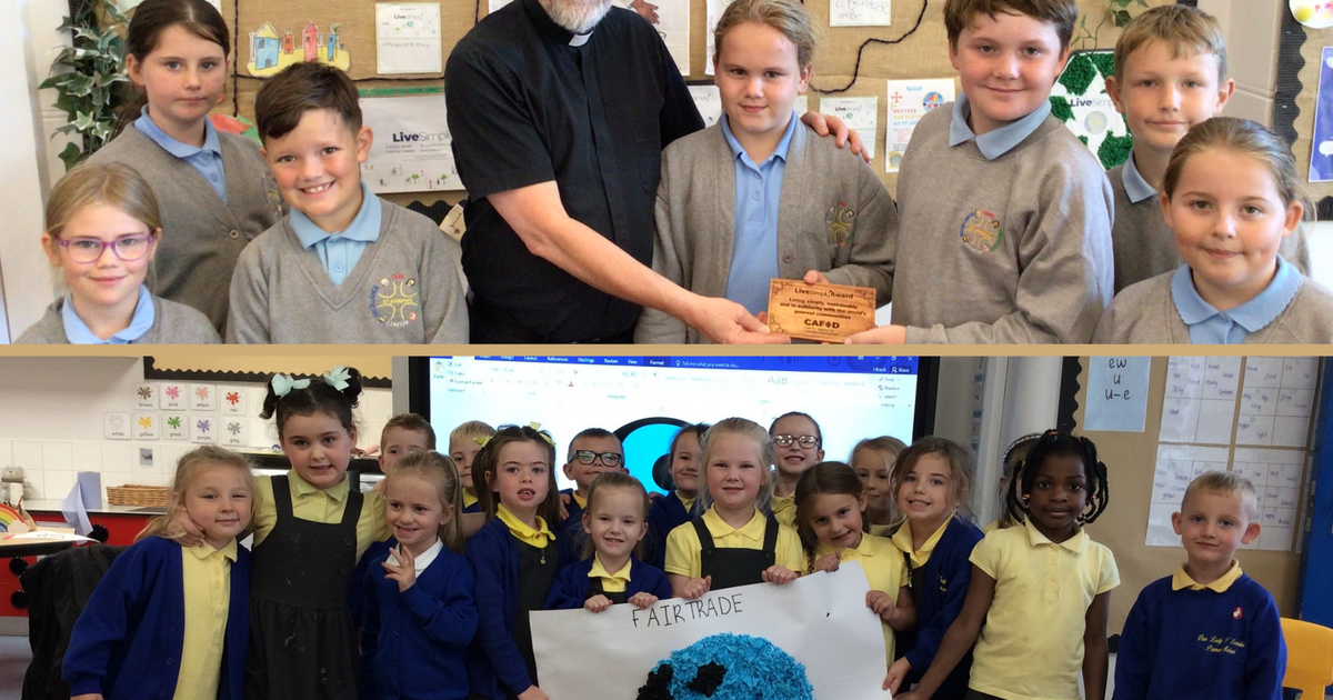 Proud pupils and staff of two primary schools celebrate achieving the ...