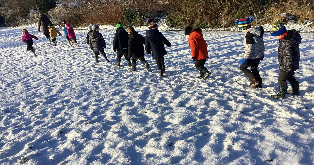 Reception Enjoy a Magical Winter Welly Walk | Bradshaw Primary School