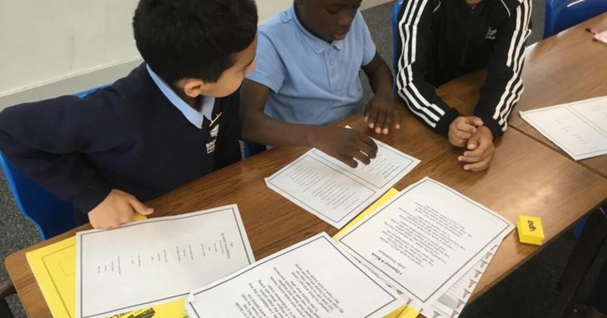 Thursday 5th October 2023 National Poetry Day | Brookfields Primary School