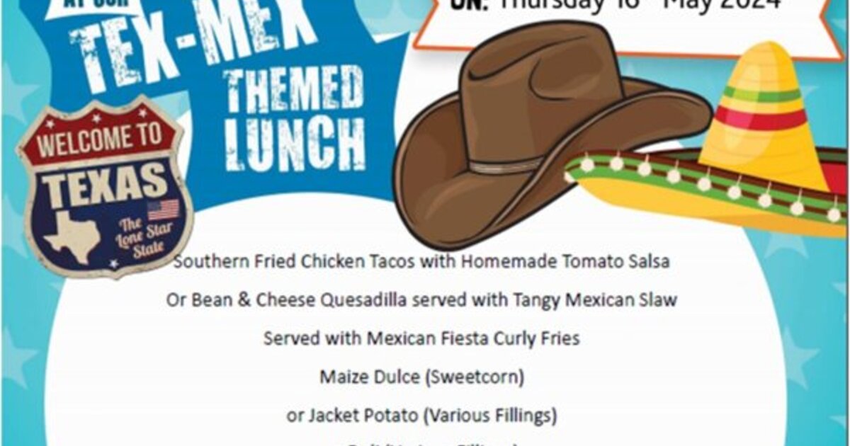 Census Themed Lunch (Thursday 16th May) | Brookside Primary School