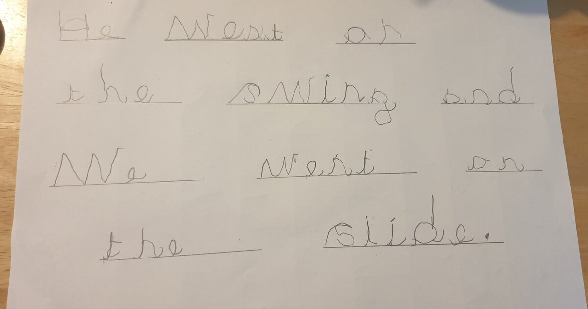 Writing sentences with tricky words | Carleton Green Community Primary ...