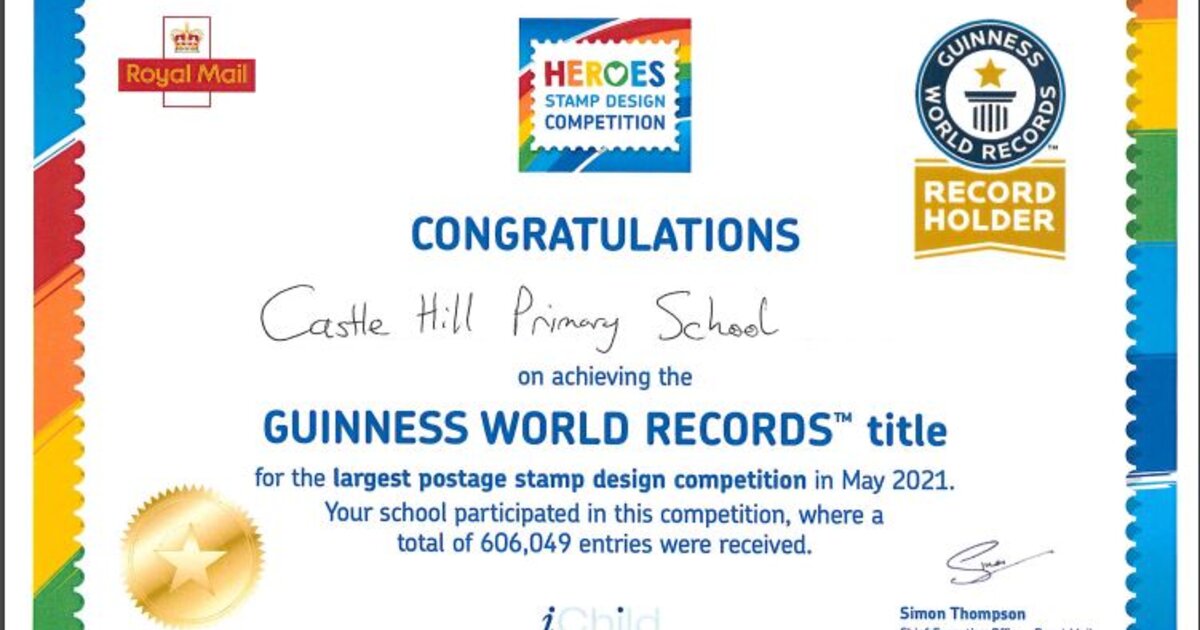 Guinness World Record Holders! | Castle Hill Primary School