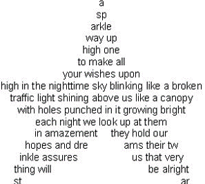 Shape Poem Project | CHS South