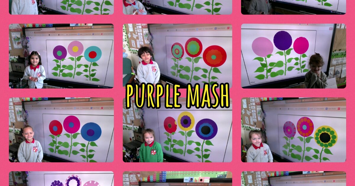 Reception - Purple Mash - Spring Flowers | Darwen St James’ C of E ...