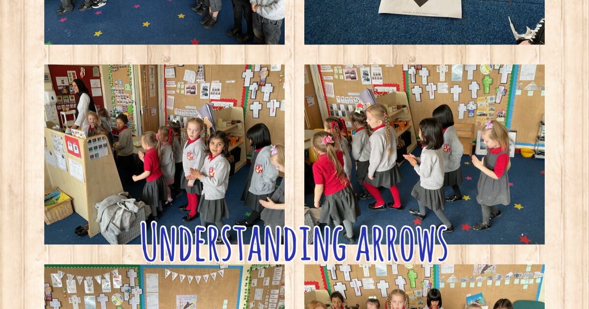Reception - Understanding the World - Understanding Arrows | Darwen St ...