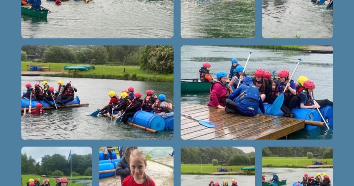 Year 6 PGL - Raft Building | Darwen St James’ C of E Primary Academy