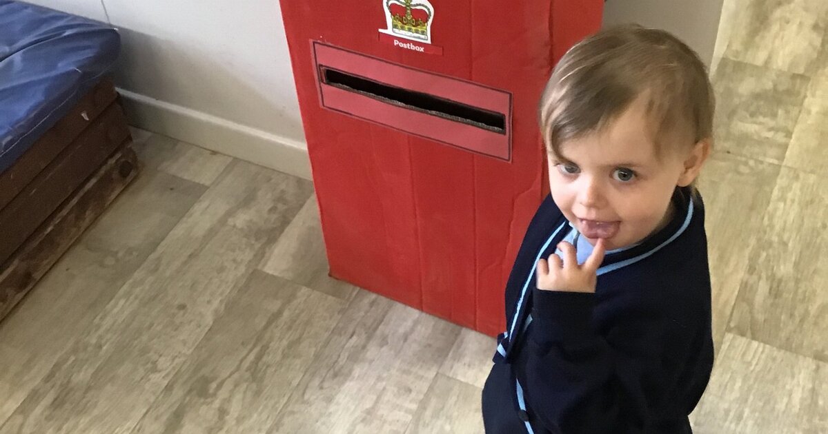 Postman bear | Delph Side Community Primary School