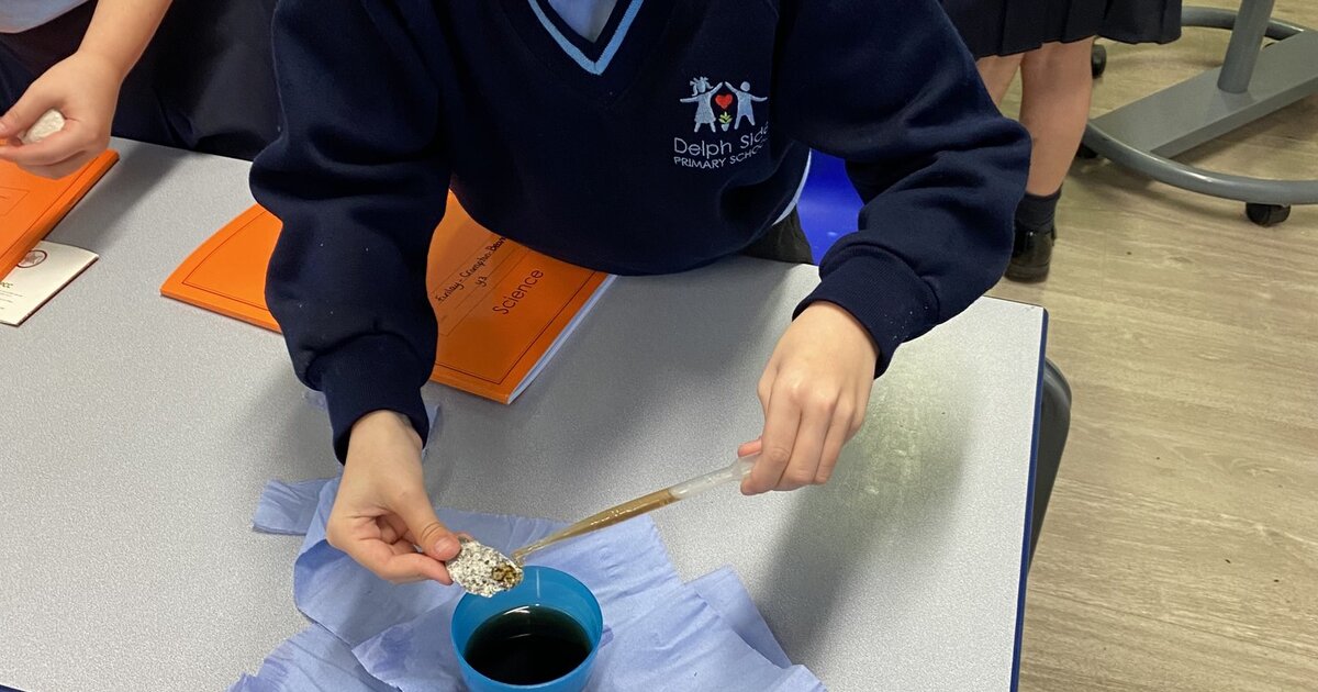 Y3 Science Rock Experiment | Delph Side Community Primary School