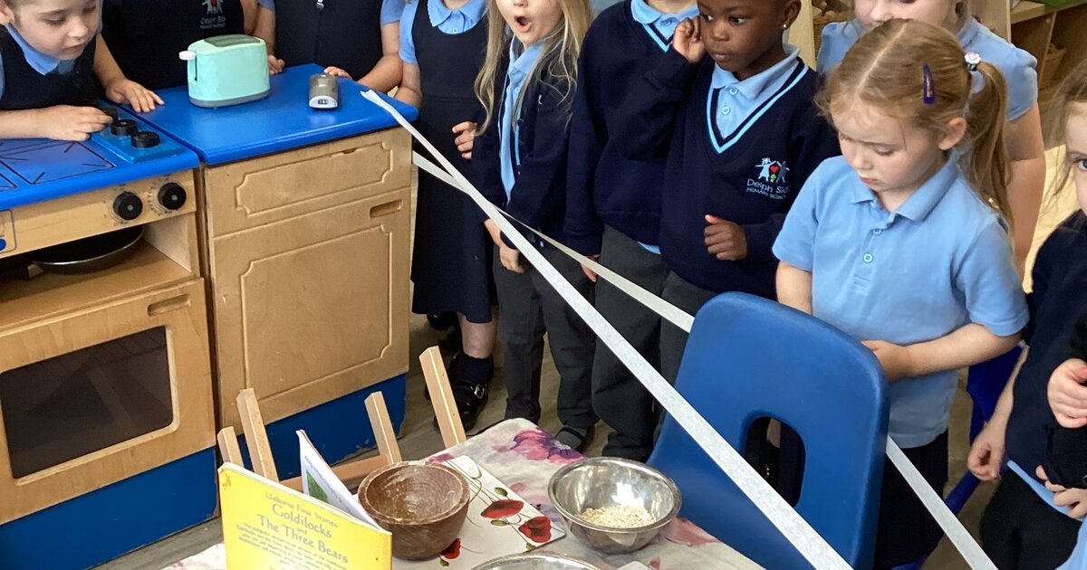 Reception- Goldilocks crime scene | Delph Side Community Primary School