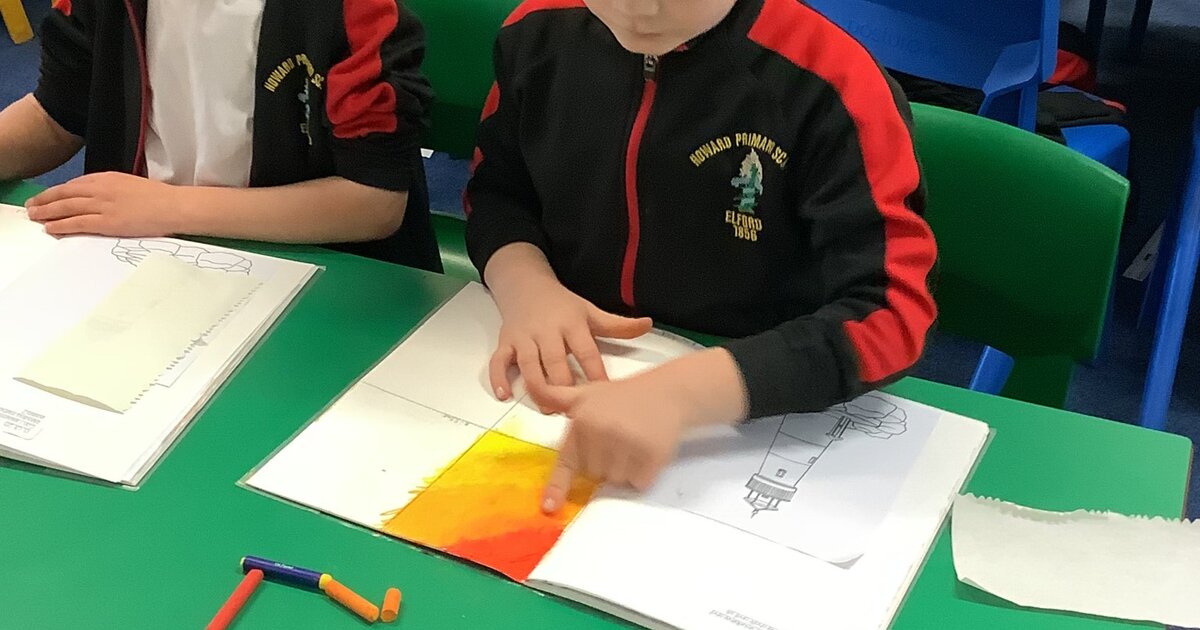 Blending/ smudging with pastels | The Howard Primary School