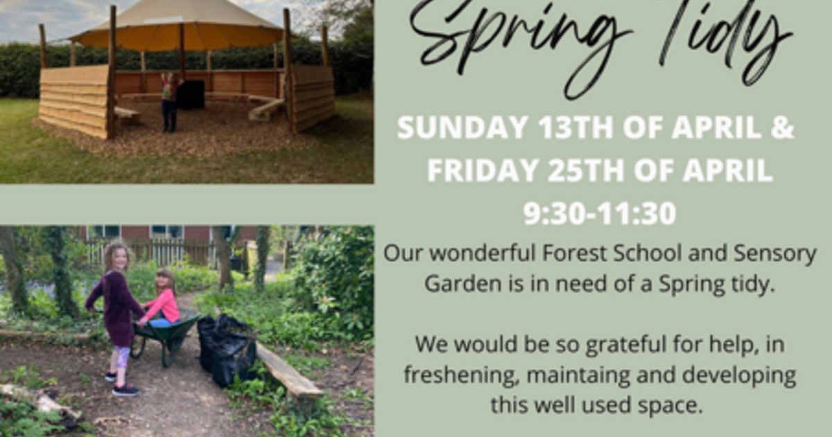 Forest School Spring Tidy | The Howard Primary School