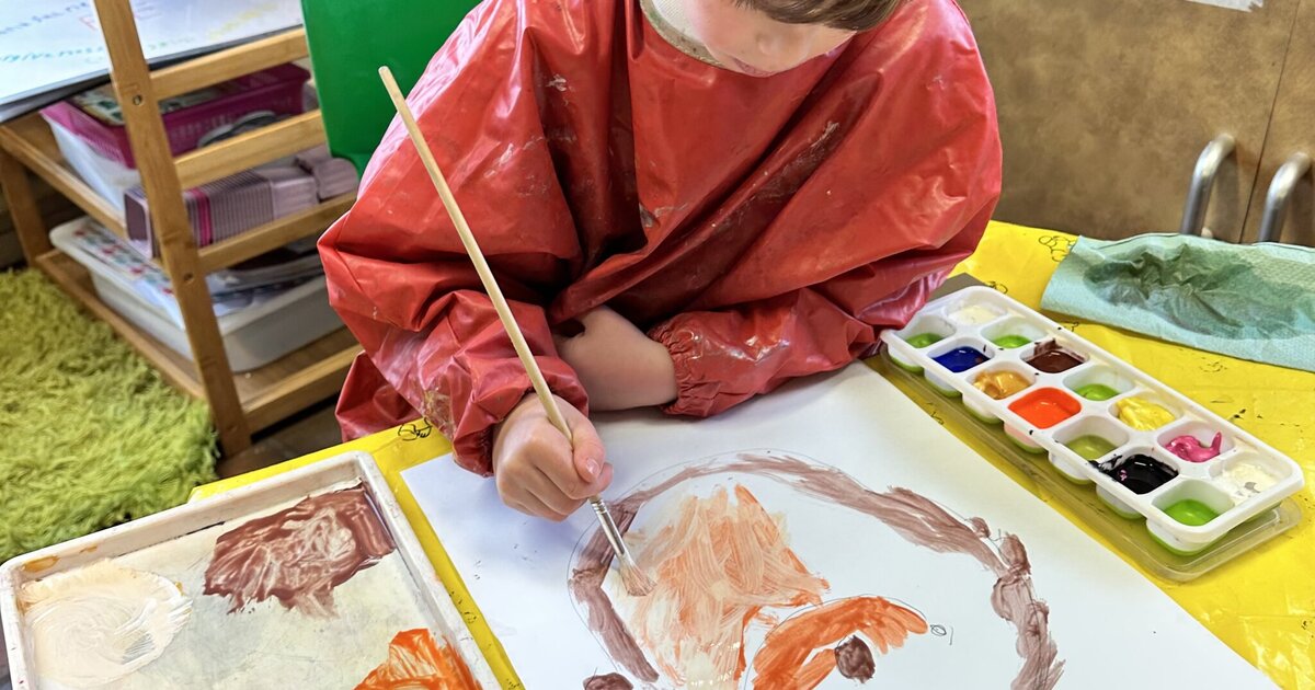 Painting Portraits | Inskip St Peter's C of E (Aided) Primary School