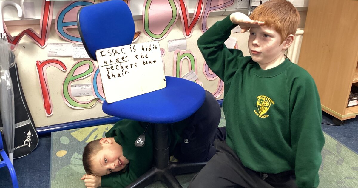 English - Prepositions | Inskip St Peter's C of E (Aided) Primary School