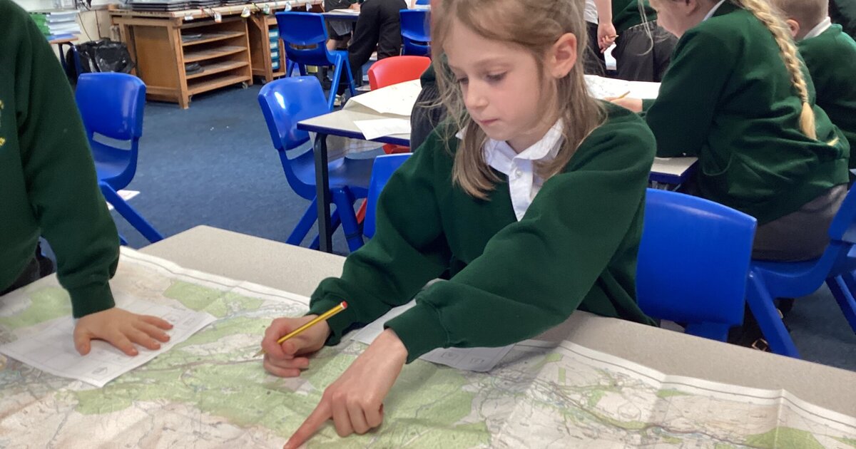 Symbols on a map | Inskip St Peter's C of E (Aided) Primary School