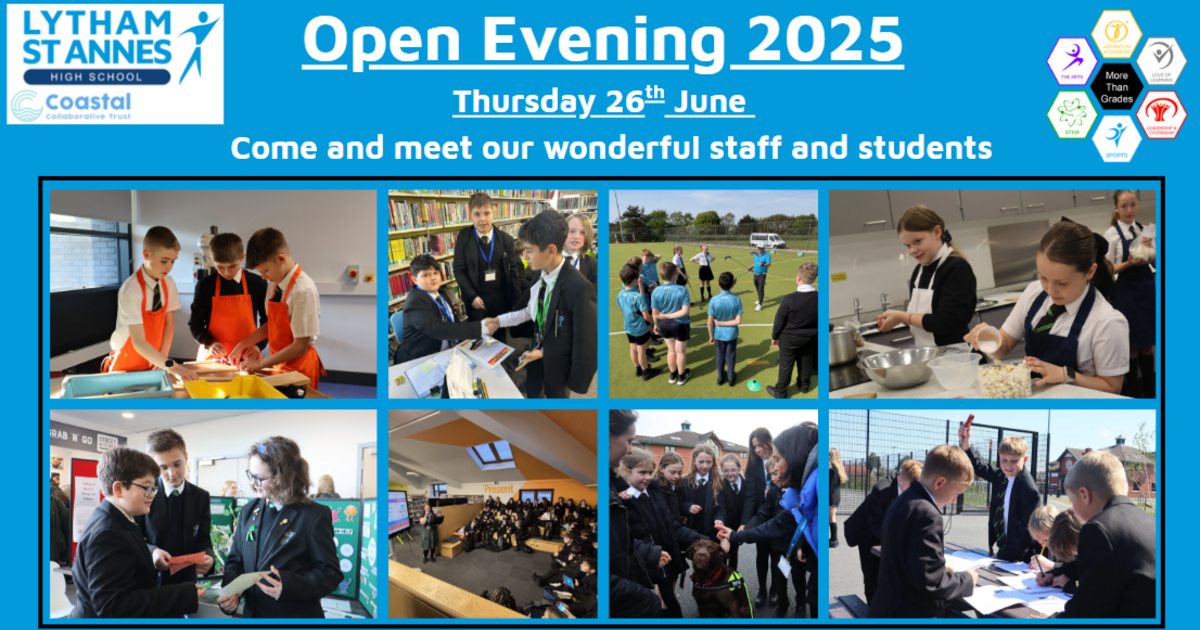 Open Evening for Year 5 Pupils – Thursday 26th June 2025 | Lytham St ...