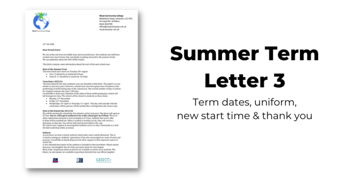 2023 Summer Term Letter 3 | Moat Community College