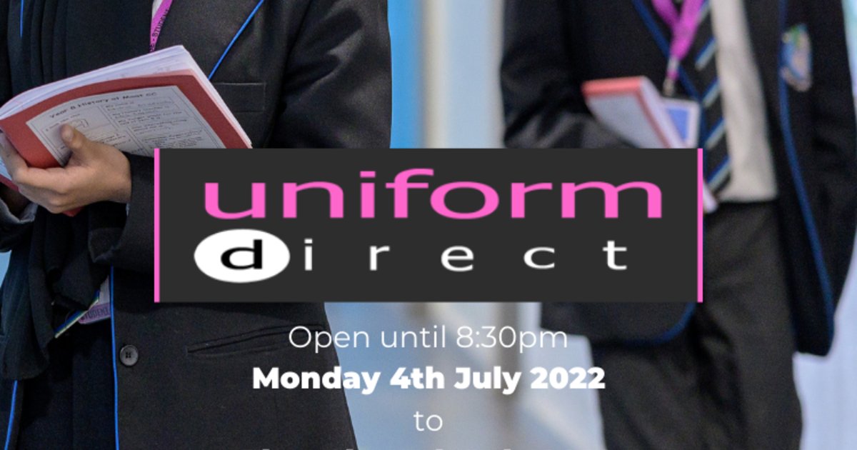 Uniform Direct late night opening Mon 4 June - Thu 7 July | Moat ...