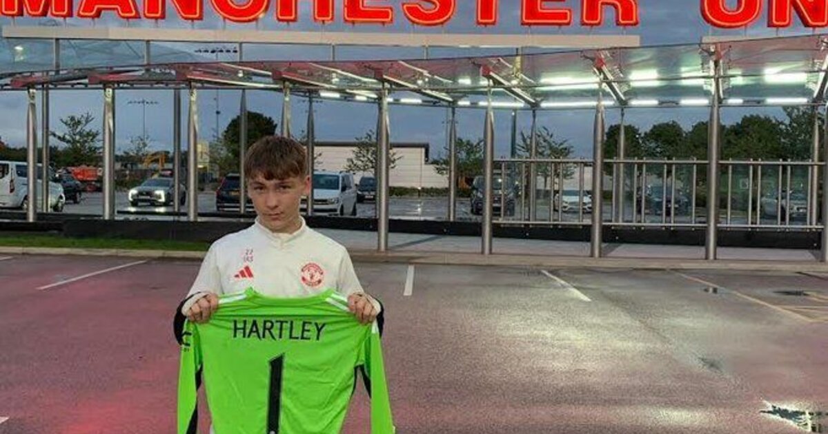 Ambition: Y8 student Bill has recently signed for Manchester United ...