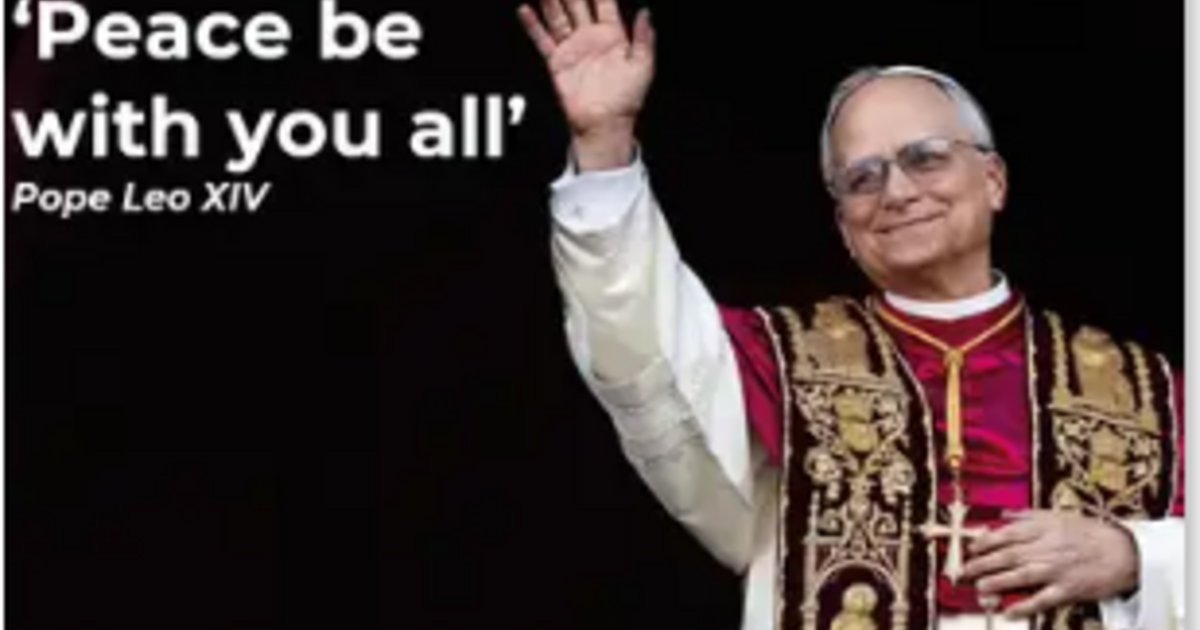 Pope Leo XIV 'Peace be with you all' | Our Lady of the Assumption ...