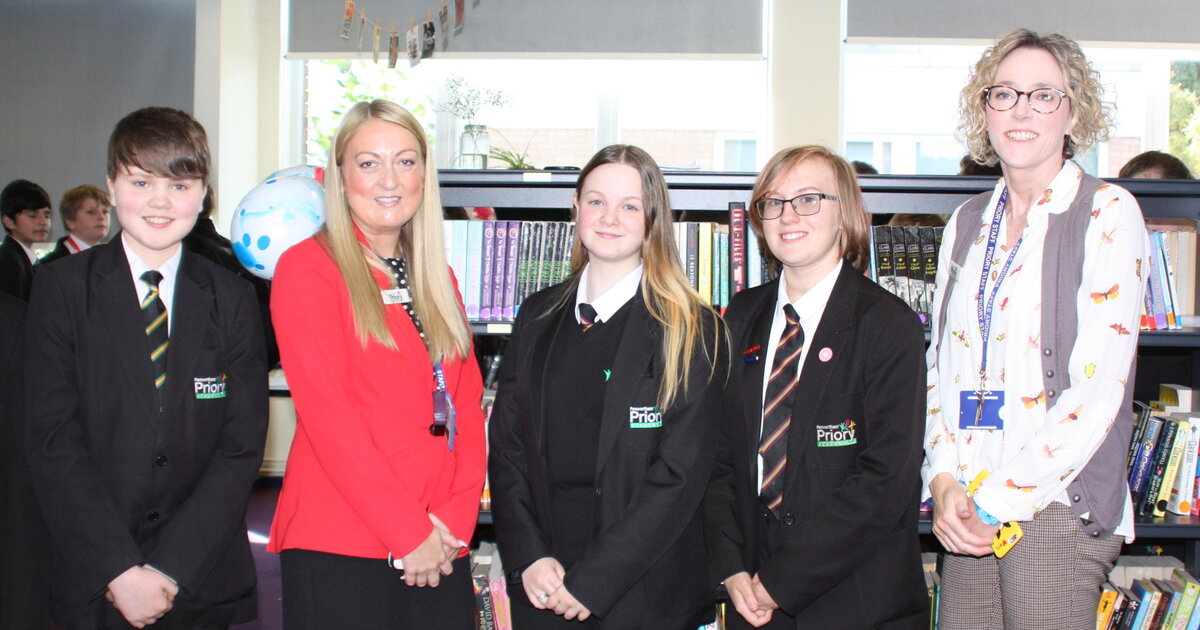 Priory library reopens | Penwortham Priory Academy