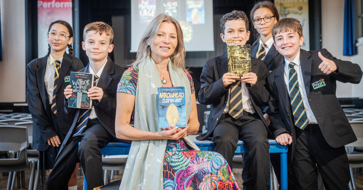 Year 7 meet author Ruth Eastham | Penwortham Priory Academy