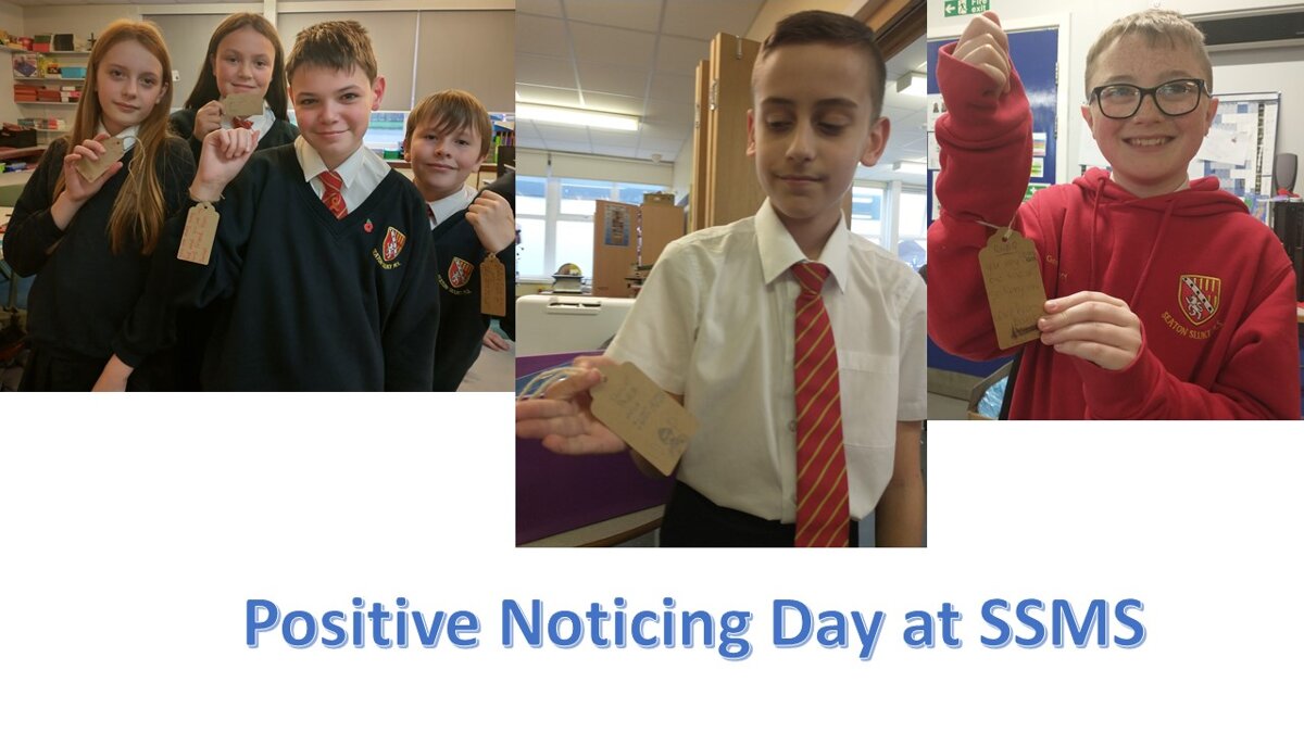 Positive Noticing Day at SSMS | Seaton Valley Federation