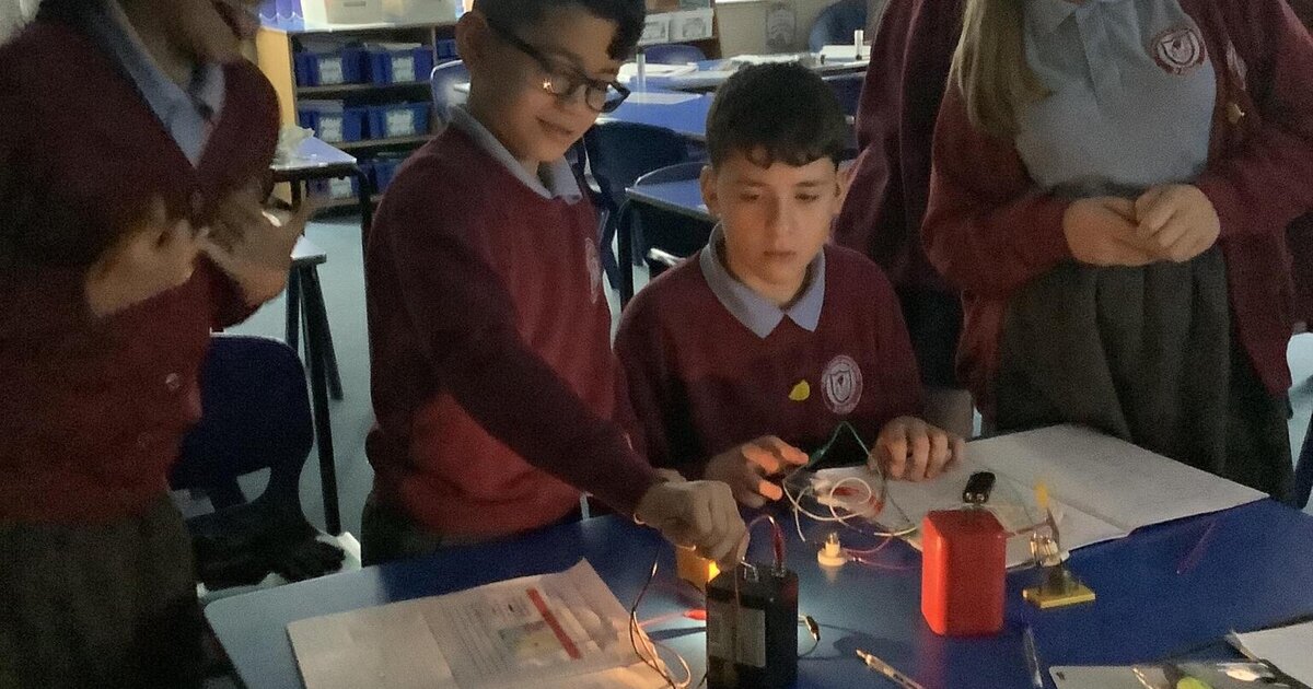 Investigating what happens to the bulbs when more voltage is added ...