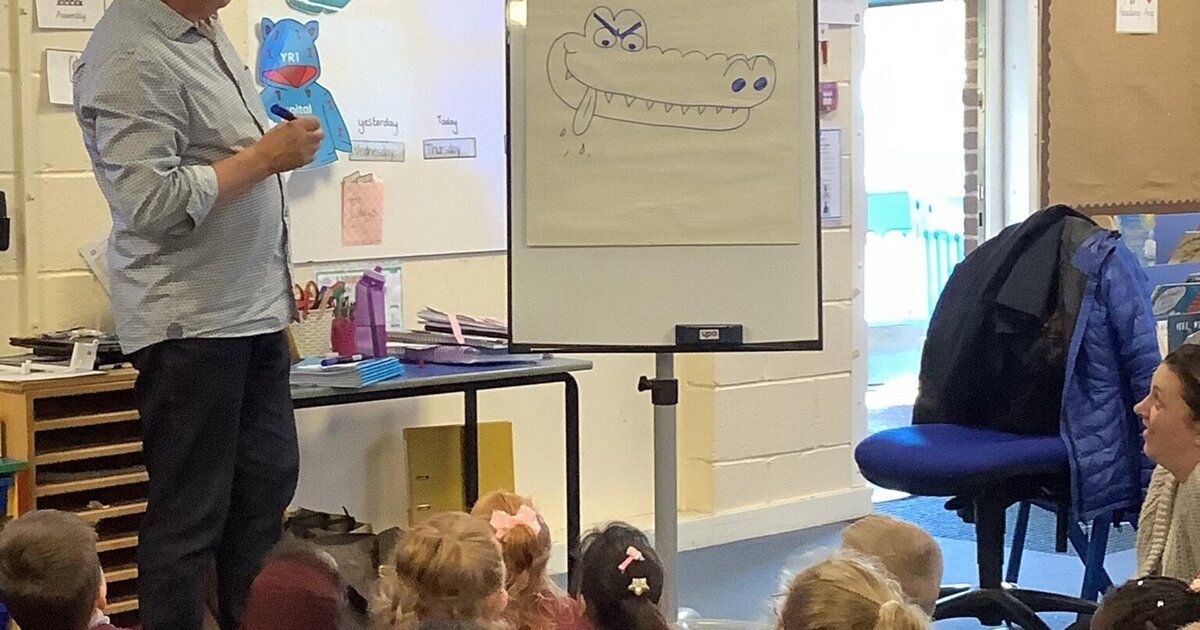 We loved our session with Paul Cookson. He is a poet. We listened to ...