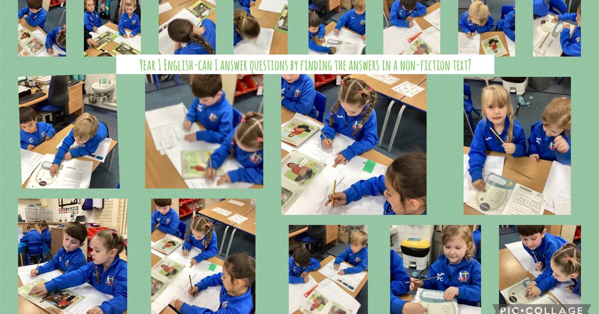 Year 1 English- Finding Key Information in Non-Fiction Texts | St ...