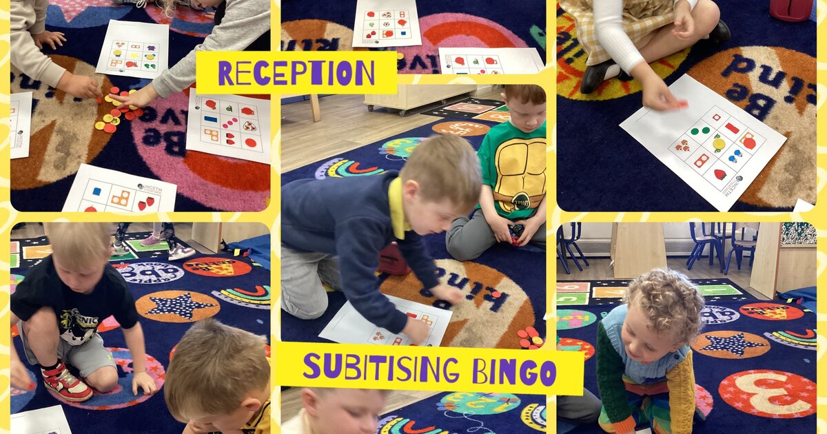 Reception - Subitising Bingo | St Barnabas Primary School, A Church of ...