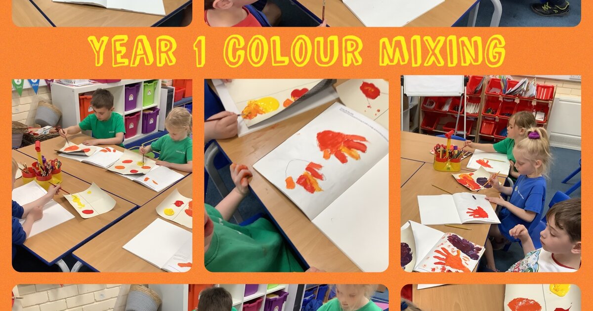 Year 1 Colour Mixing | St Barnabas Primary School, A Church of England ...