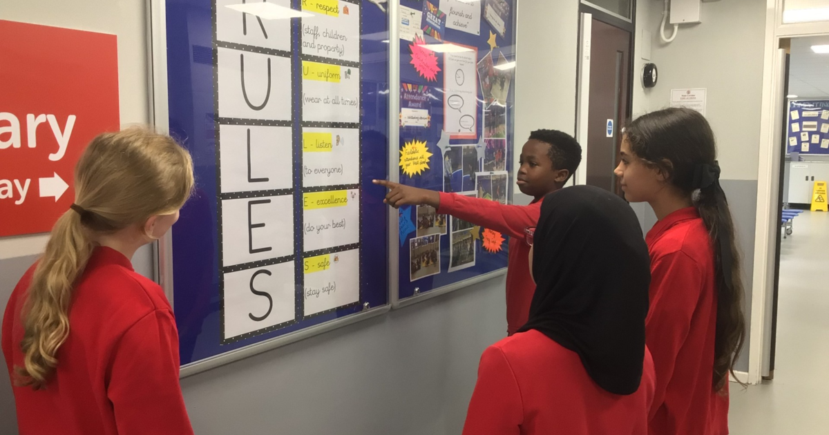 New School Rules | St. Bartholomew’s C of E Primary School