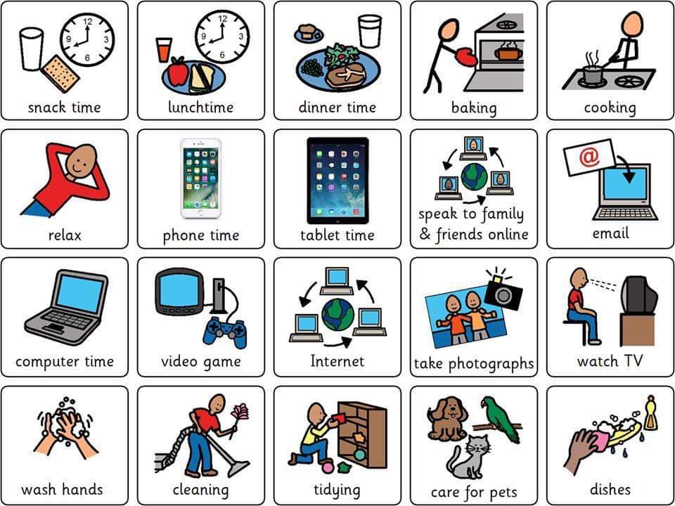 Visual Timetable For Home Use St Mary s C E Primary School Visual Timetable For Home Use St Mary s C E Primary School