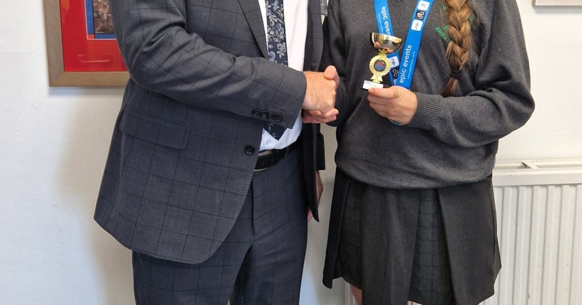 Georgia wins Gold in the Triathlon event @ Edge Hill | St Edmund ...