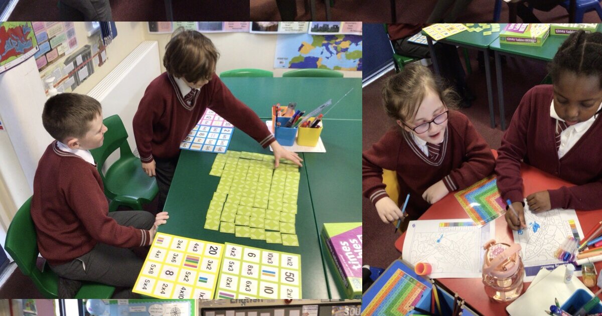 Playing Games in Times Tables Club! | St Hugh of Lincoln RC Primary