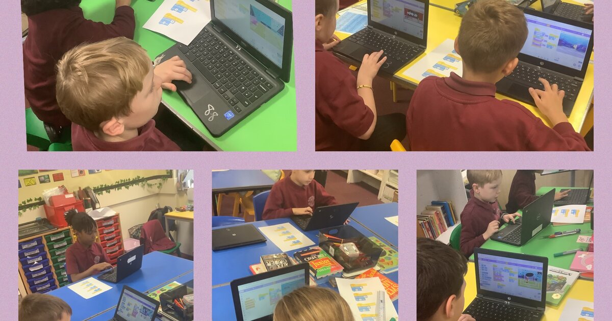Making our sprite move in computing! | St Hugh of Lincoln RC Primary