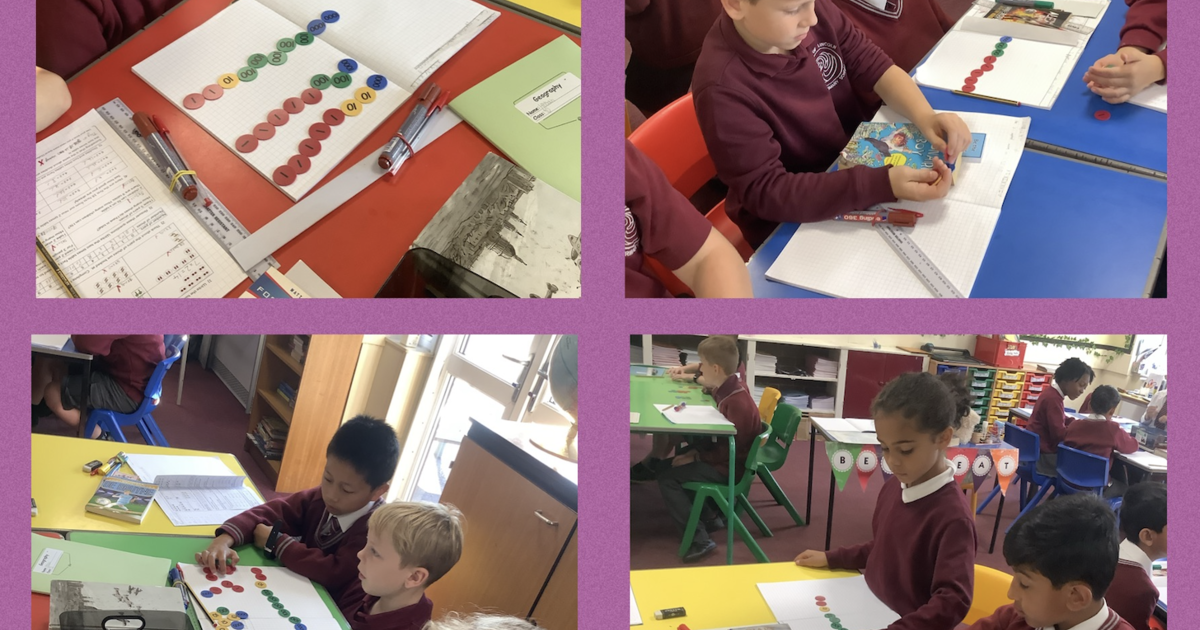Representing numbers to 10,000 with place value counters! | St Hugh of ...