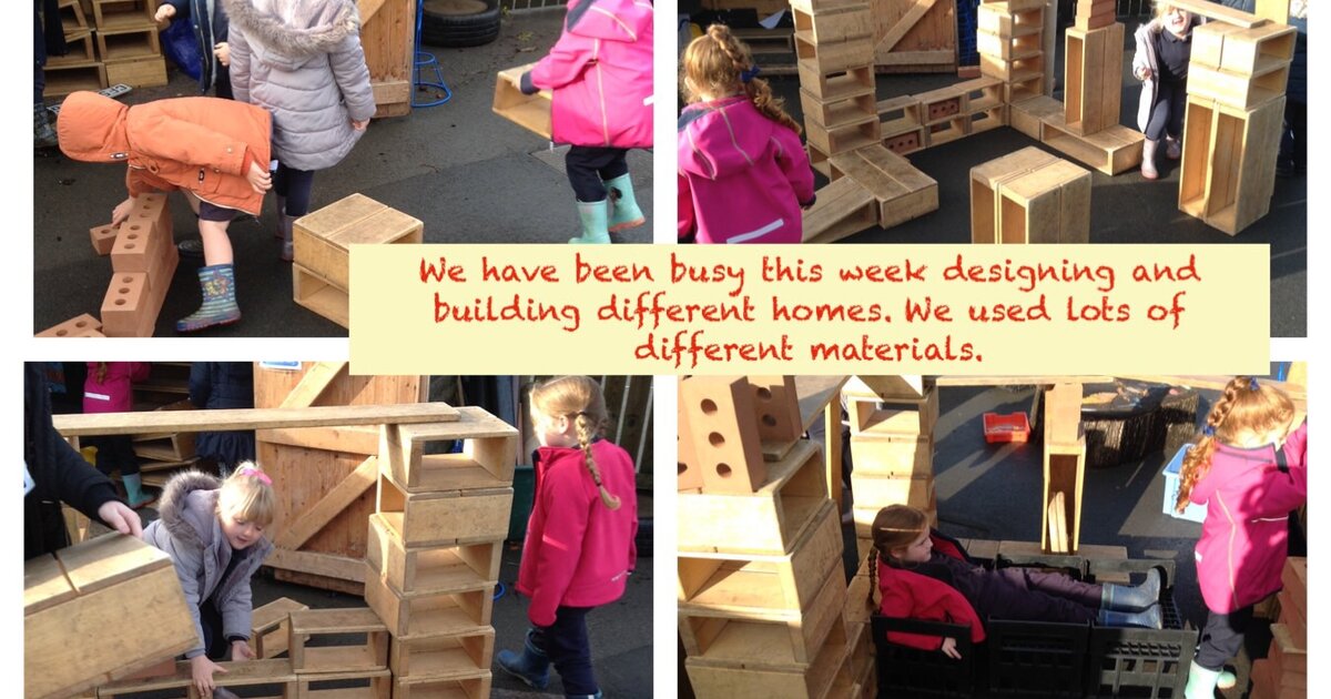 Creating different buildings and structures. | Stokesley Primary Academy