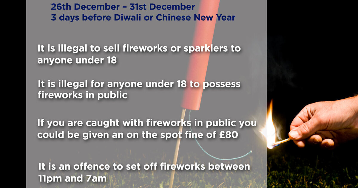 Fireworks, The Law and You | The Acorns School