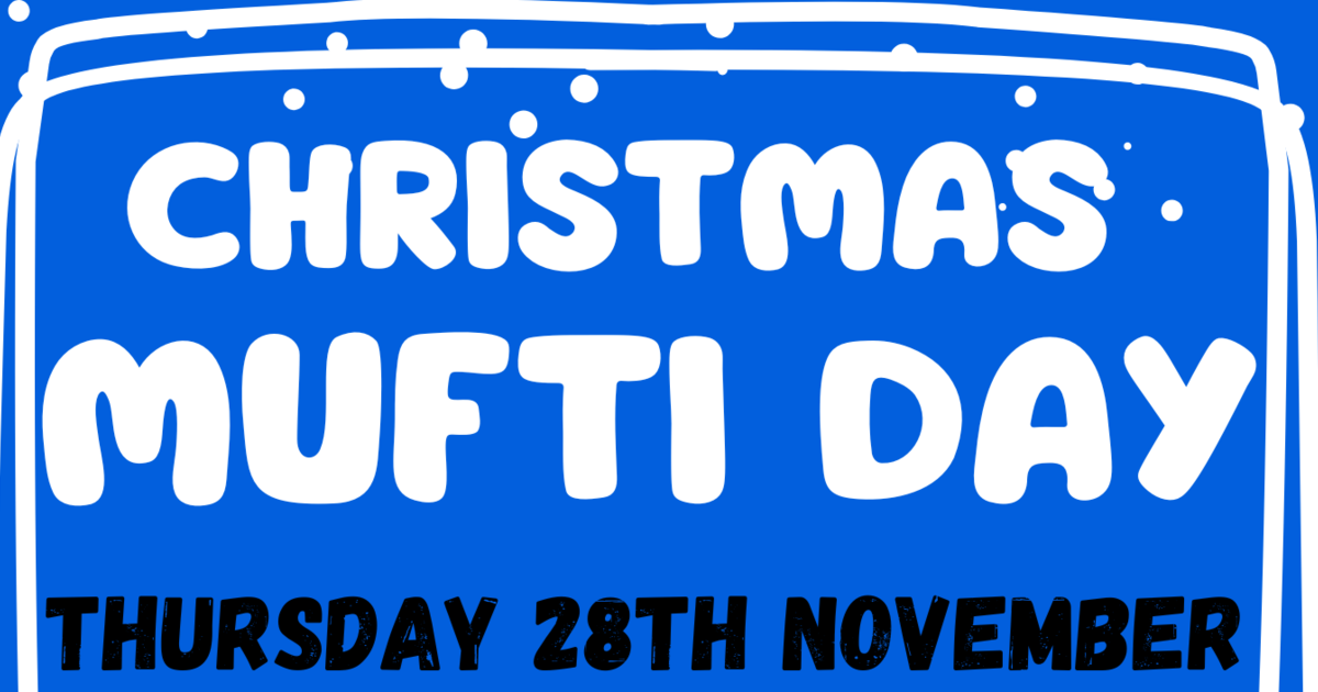 Don't Forget your Hamper Items and Mufti Day on Thursday 28th November ...
