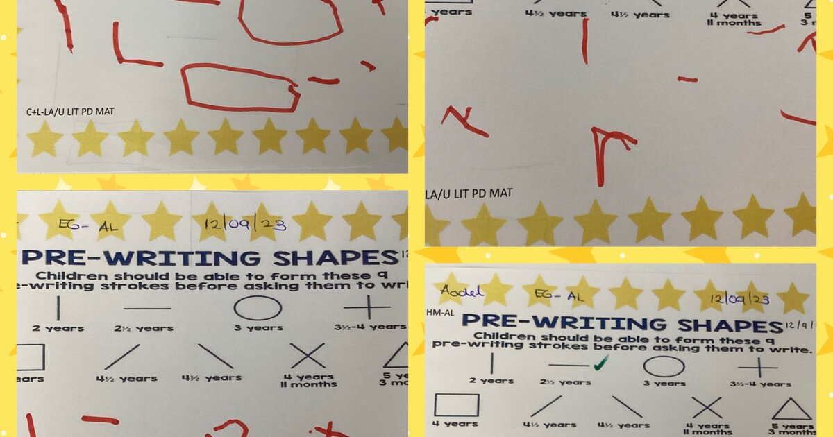 Pre-Writing Shapes | Waterside Primary School