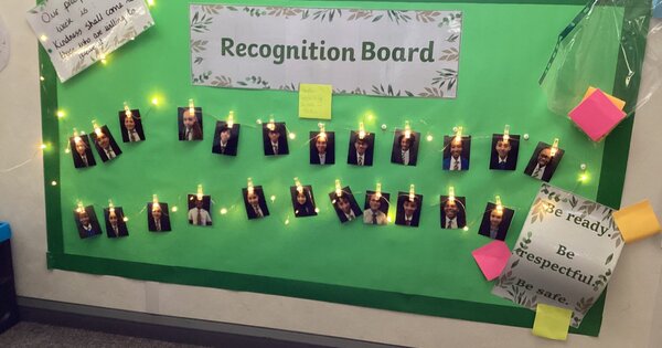 Recognition board | Waterside Primary School Recognition board | Waterside Primary School